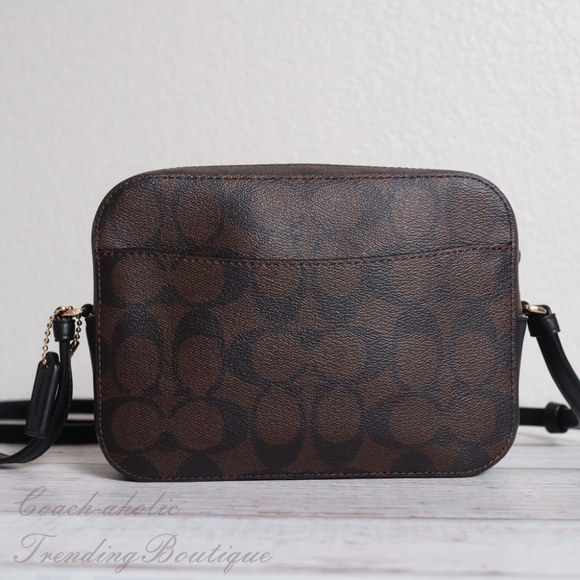 Coach | Bags | Nwt Coach Mini Camera Bag In Signature Canvas | Poshmark